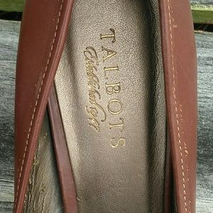 Talbots | Shoes | Talbots Women Brown Leather Heels Shoe 8 2b | Poshmark